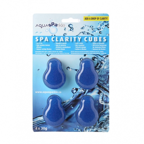Aqua Sparkle Spa Clarity Cubes 4 x 30g - PoolMarket
