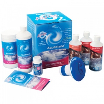 Aquablanc O2 Spa Starter Kit - Active Oxygen Disinfectant - Pool Market
