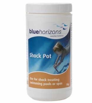 Blue Horizons Chlorine Shock Pot 1kg - Highly Concentrated Chlorine ...