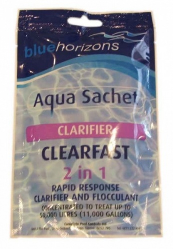 Blue Horizons Clearfast 150ml - Aqua Sachet Water Clarifier - Pool Market