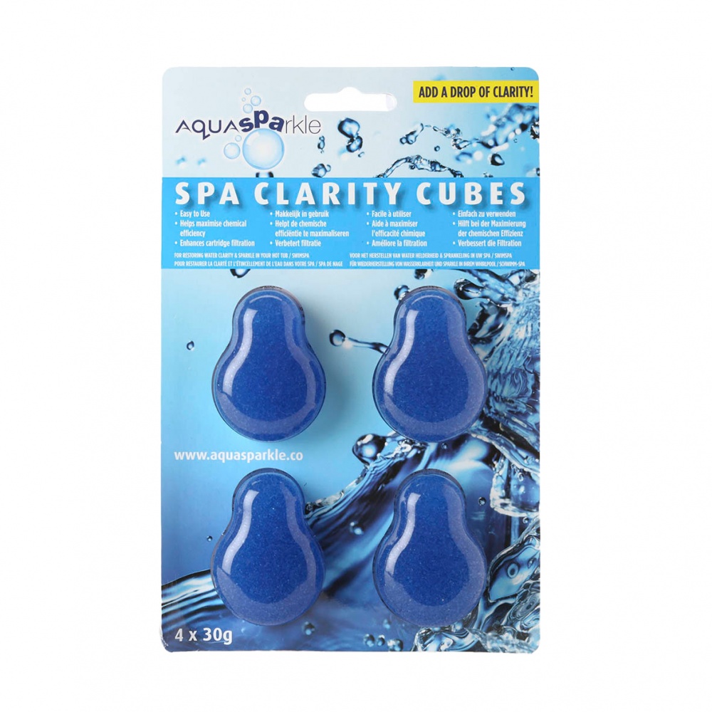 Aqua Sparkle Spa Clarity Cubes 4 x 30g - PoolMarket