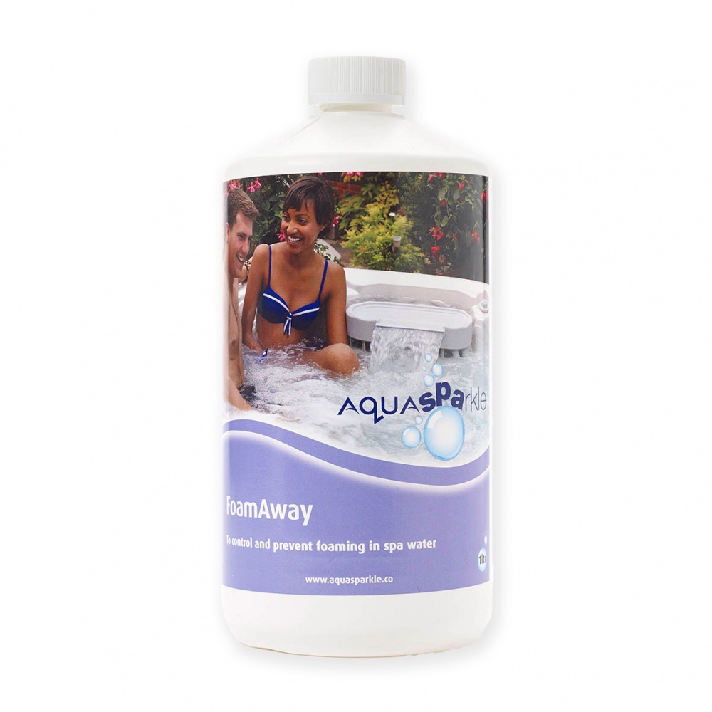 Aqua Sparkle Spa Foam Away 1 litre - Eliminate Unwanted Hot Tub & Spa ...