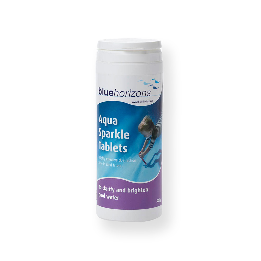 Blue Horizons Aqua Sparkle Flocculant Tablets 500g - Aluminium Sulphate ...