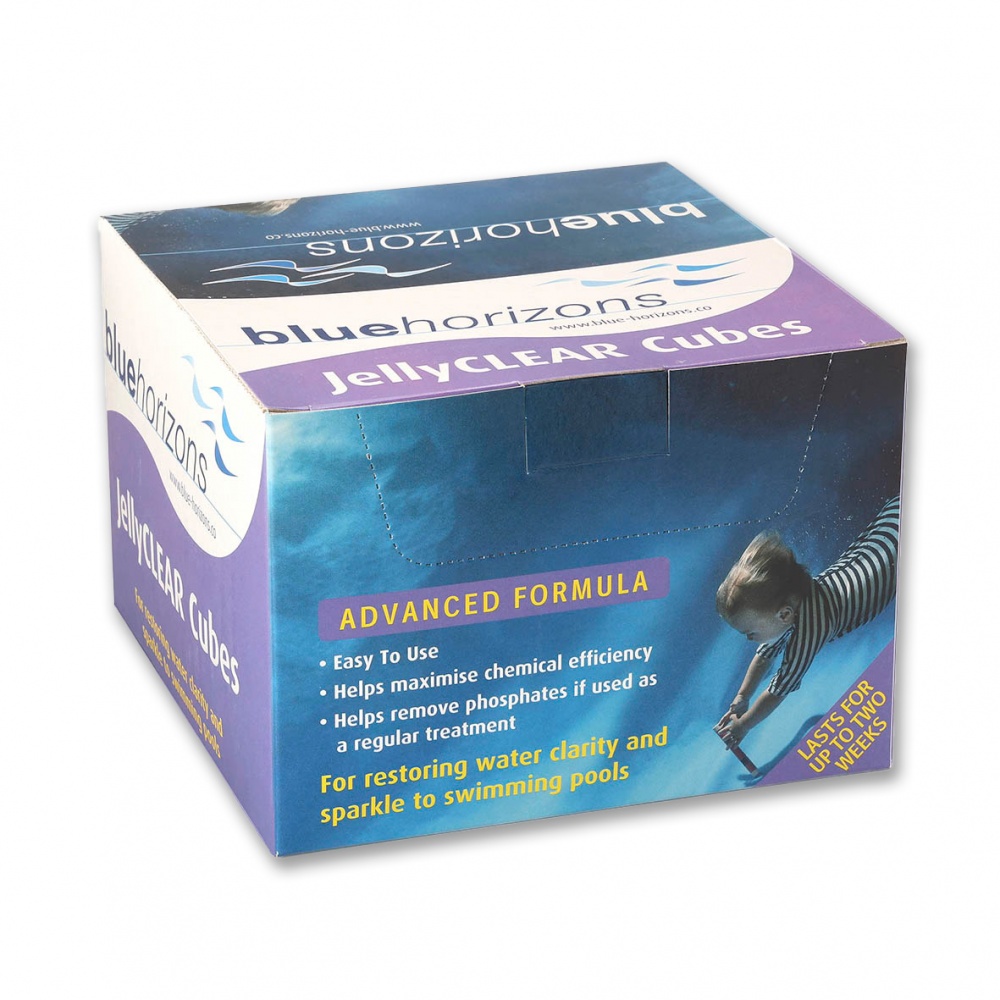 Blue Horizons Jelly Clear Cubes Flocculent - Water Clarifier - PoolMarket