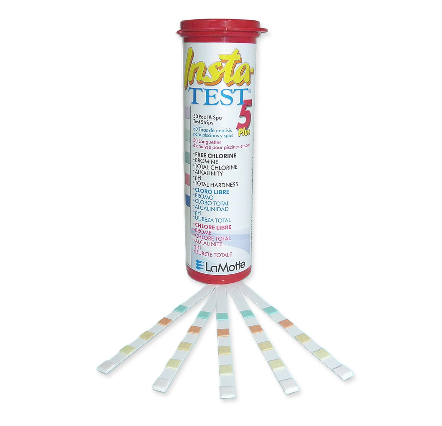 Lamottee Insta Test 5 Chlorine or Bromine Spa & Pool Test Strips ...