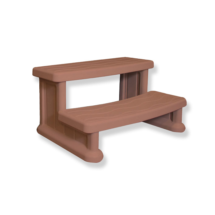 Hot Tub & Spa Steps Redwood 32 inch Steps by Cover Valet - PoolMarket