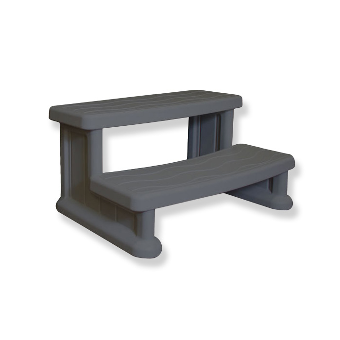 Hot Tub & Spa Steps Warm Grey 32 inch Steps by Cover Valet - PoolMarket